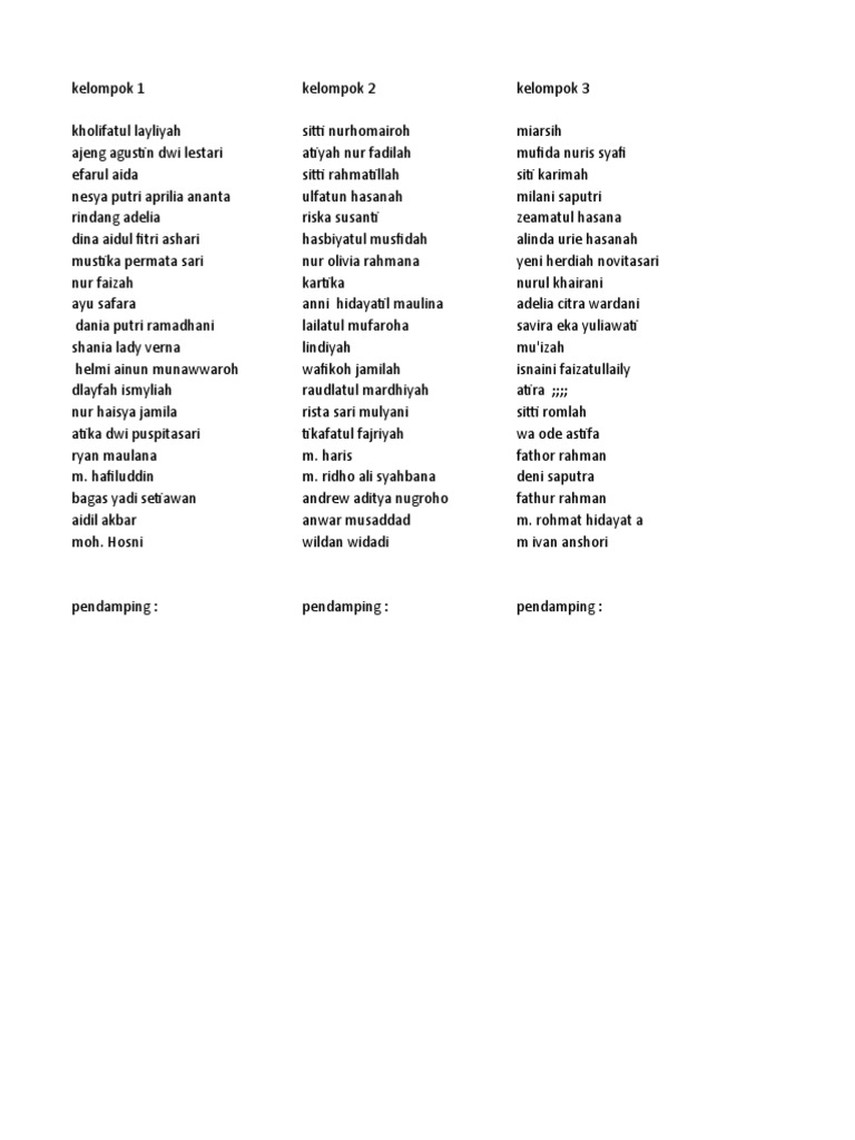 Kelompok PKKMB | PDF