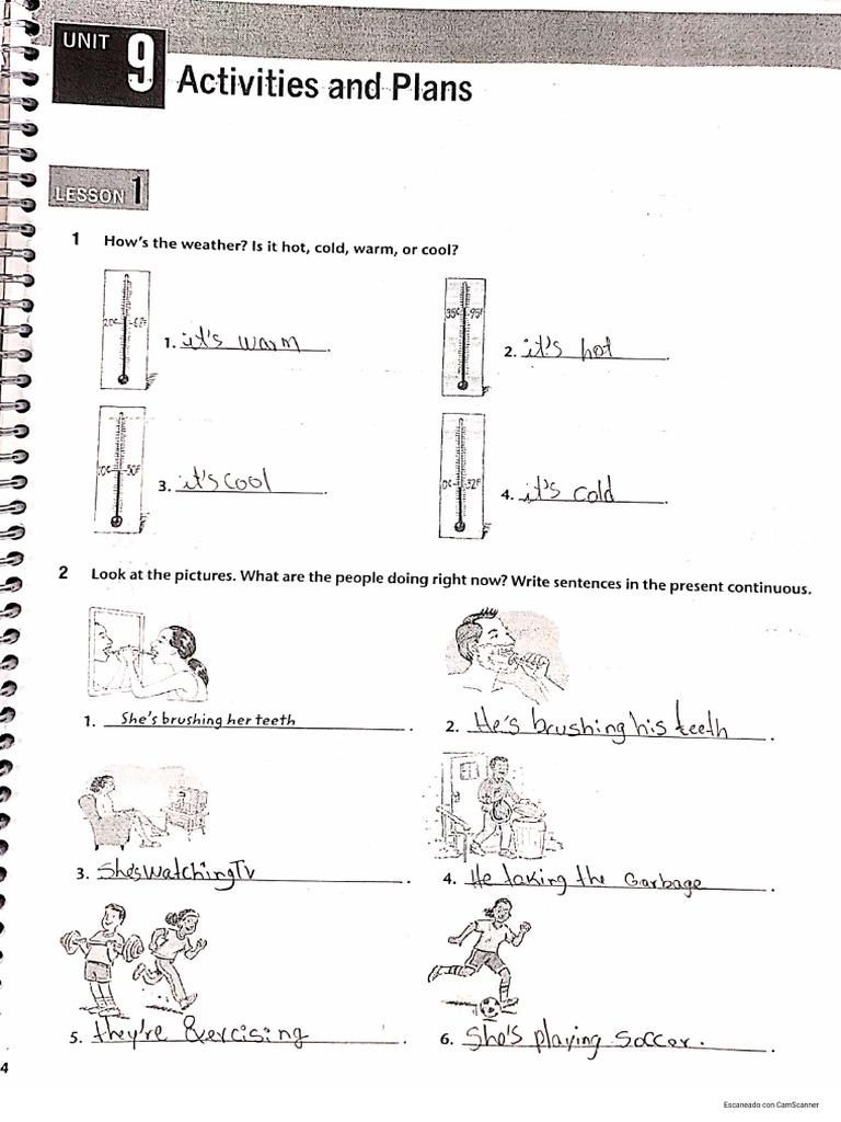 Unit 9 Workbook | PDF