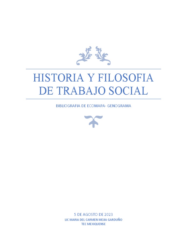 Historia y Filosofia de Trabajo Social | PDF Historia y Filosofia de Trabajo Social | PDF