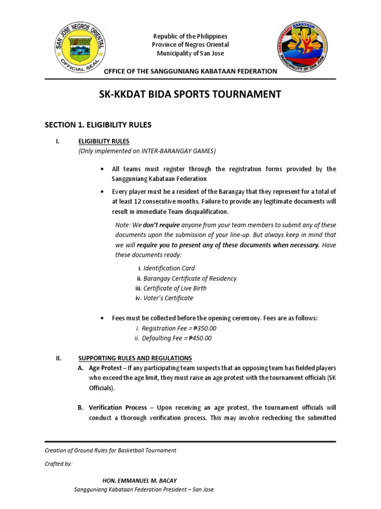 Ground Rules | PDF | Government