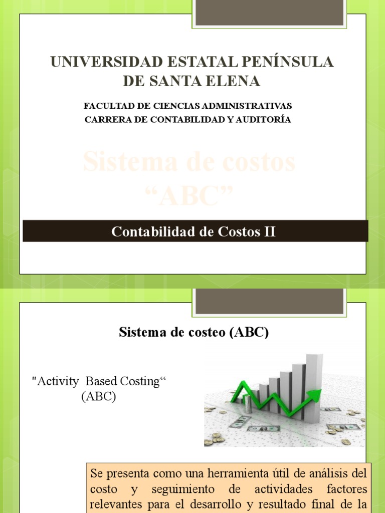 Sistema de Costeo ABC | PDF | Costo | Contabilidad