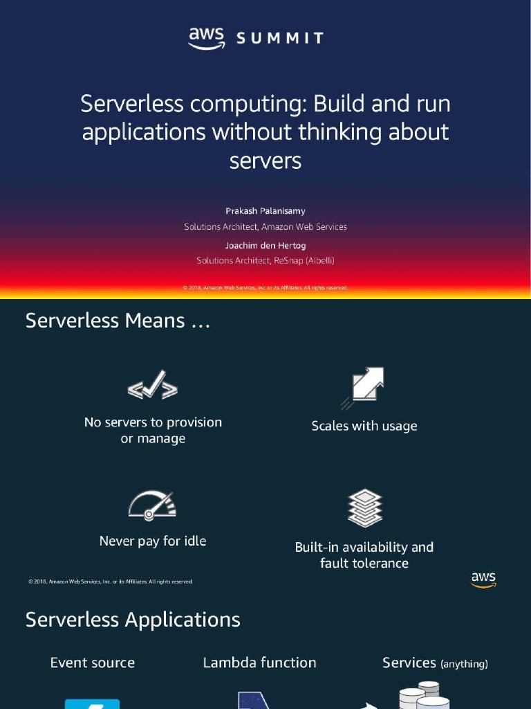 Serverless Computing Without Thinking About Servers Pdf