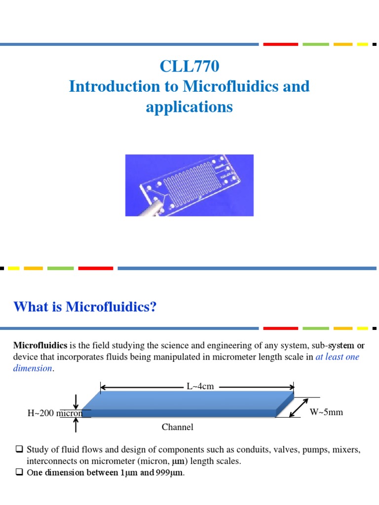 Introduction to Microfluidics Overview | PDF | Science & Mathematics