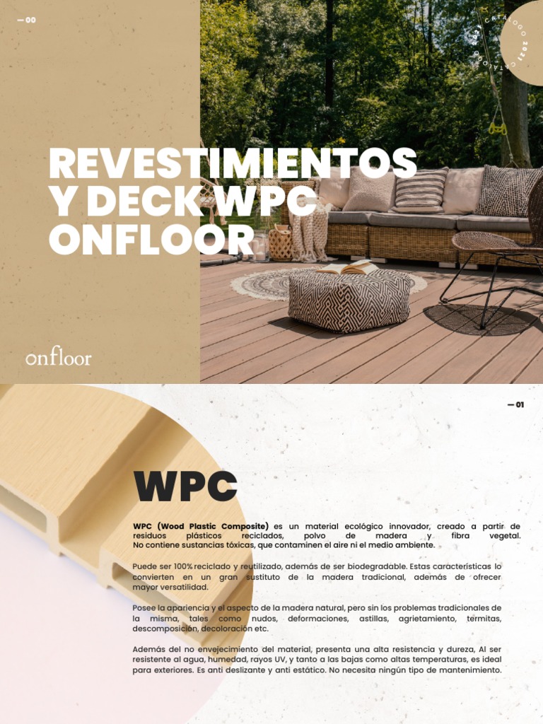 Catalogo WPC | Descargar gratis PDF | Madera | Agua