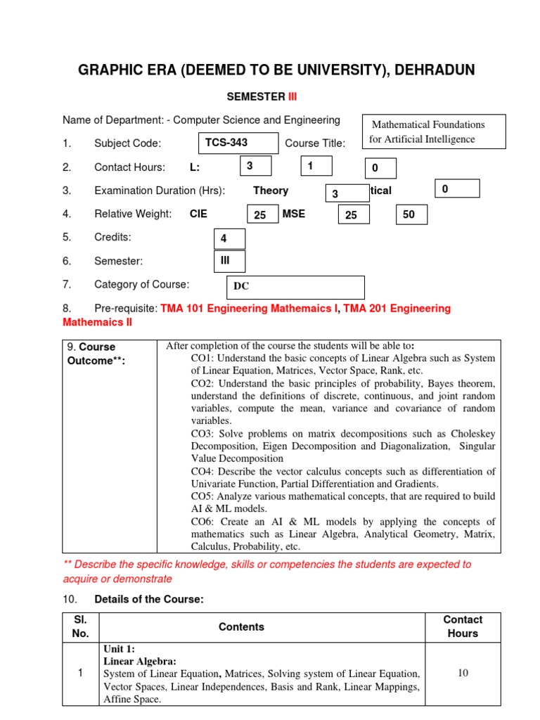 TCS 343 | Download Free PDF | Matrix (Mathematics) | Gradient