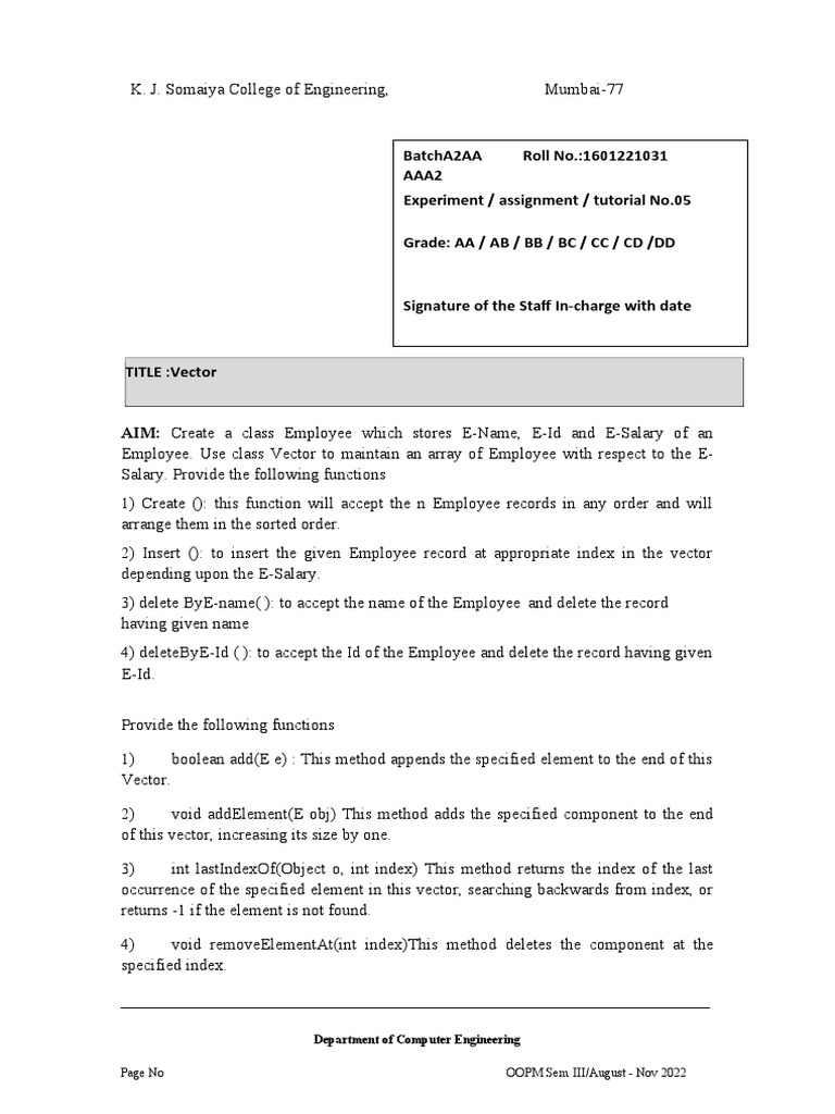 Apk31exp-5 OOPM | PDF | Method (Computer Programming) | Parameter (Computer Programming)