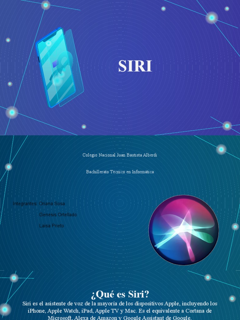 Presentacion Siri | PDF | Siri | Informática