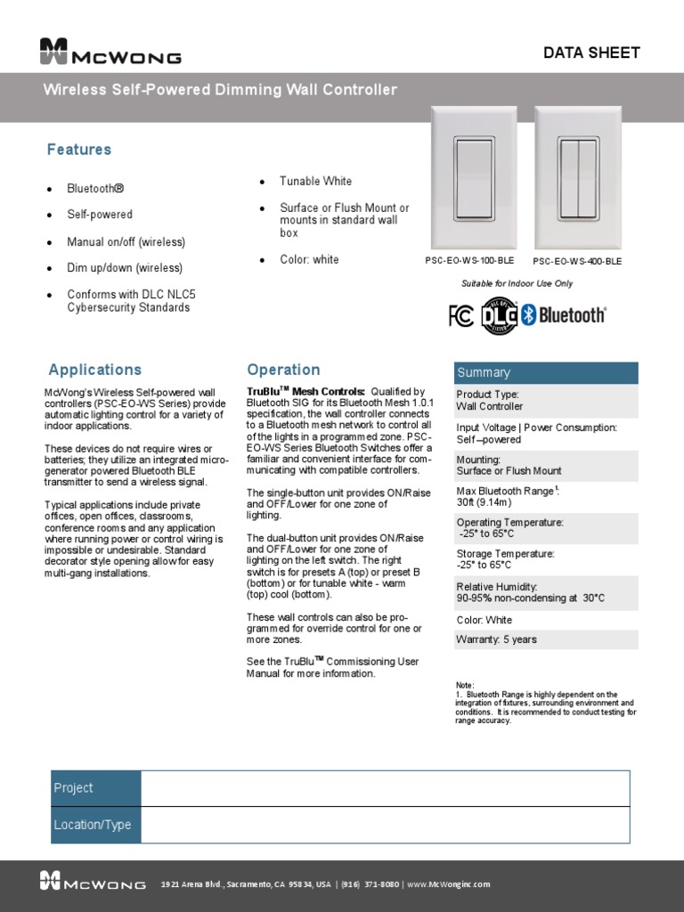 Psc-Eo-Ws-400-Ble Marca Mcwong | PDF | Bluetooth | Electrical Engineering