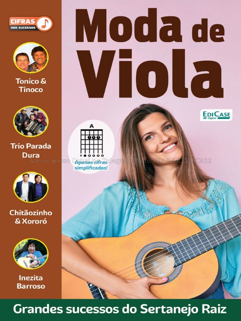 Cifras Dos Sucessos Moda de Viola #65 Jan23 | PDF