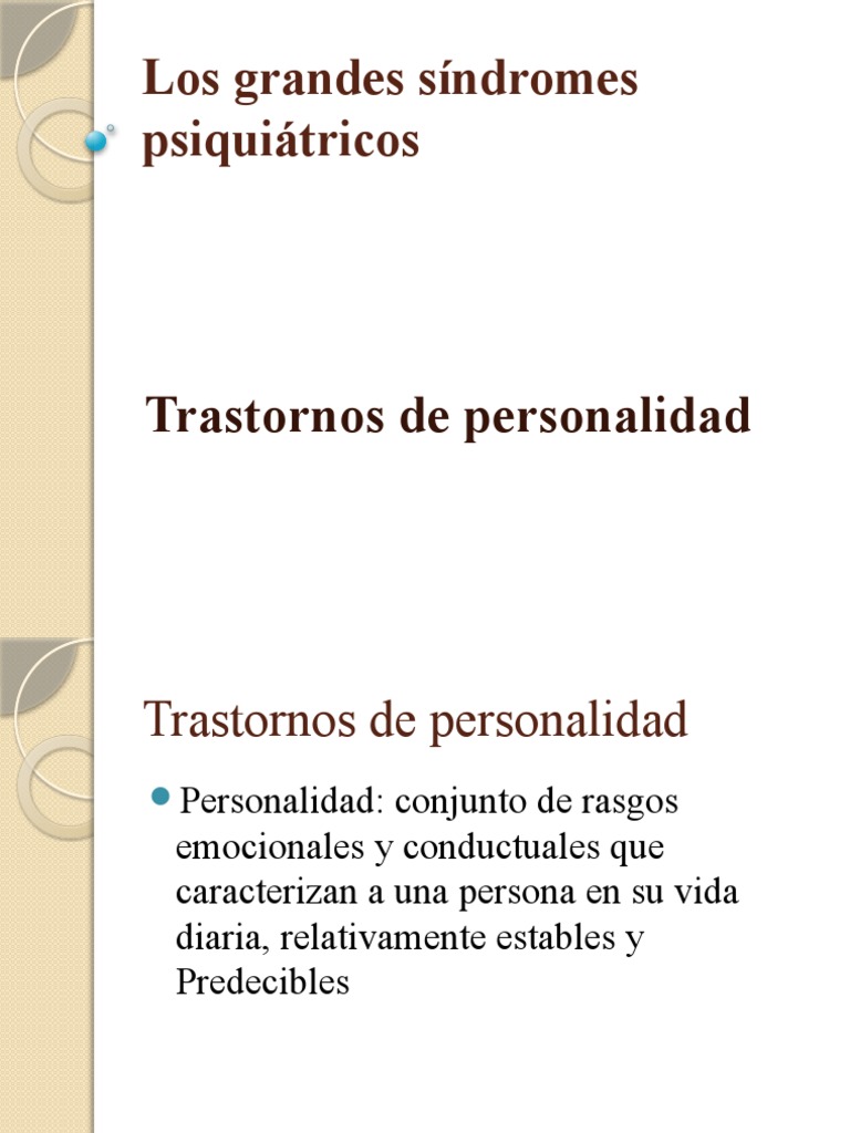 Los Grandes Sindromes Psiquiatricosparasubir9916 | PDF