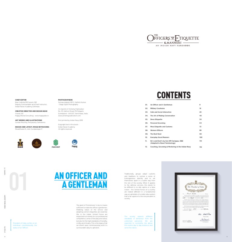 Book of Officers Etiquette and Manners | PDF | Etiquette | Profanity