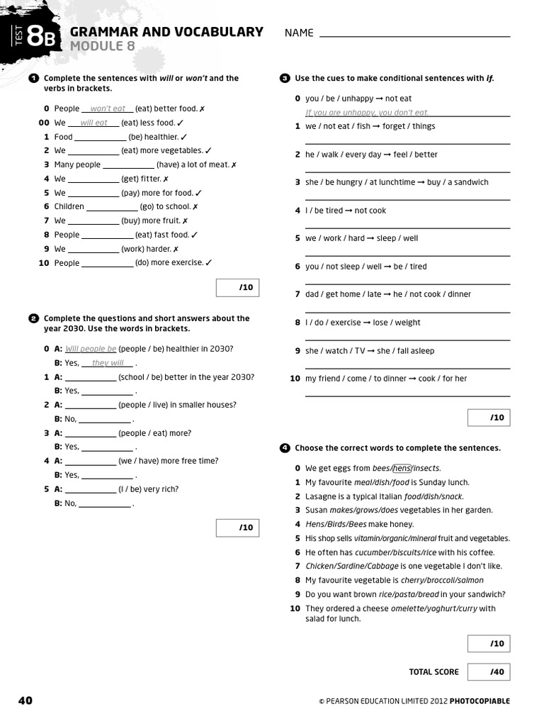 Test 8B | PDF