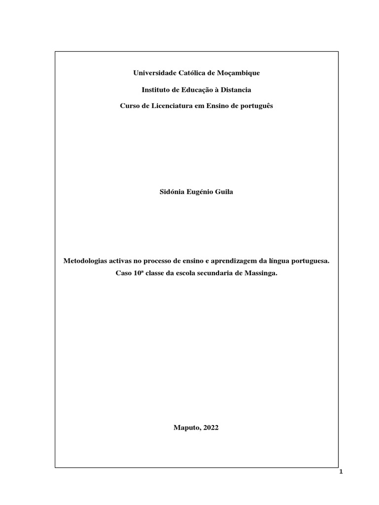 Projecto Final | PDF