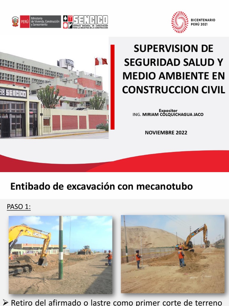 Secuencia de Entibado de Excavacion Con Mecanotubo | PDF
