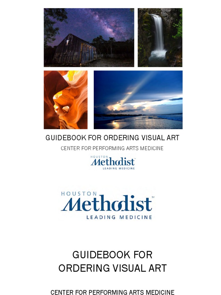 Guidebook For Ordering Visual Art: Center For Performing Arts Medicine | PDF