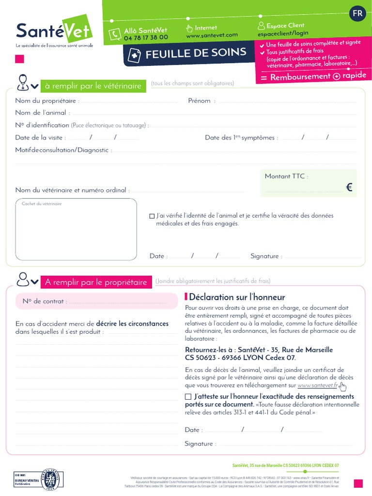 Feuille de Soins | PDF