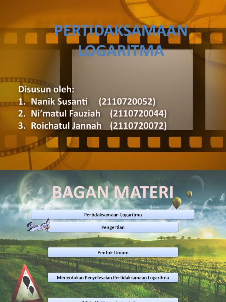 Pertidaksamaan Logaritma | PDF