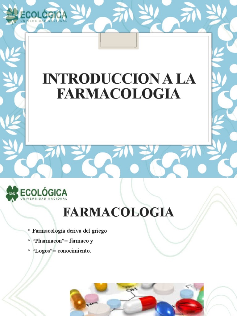 Introduccion A La Farmacologia | PDF | Farmacología | Medicamentos con receta
