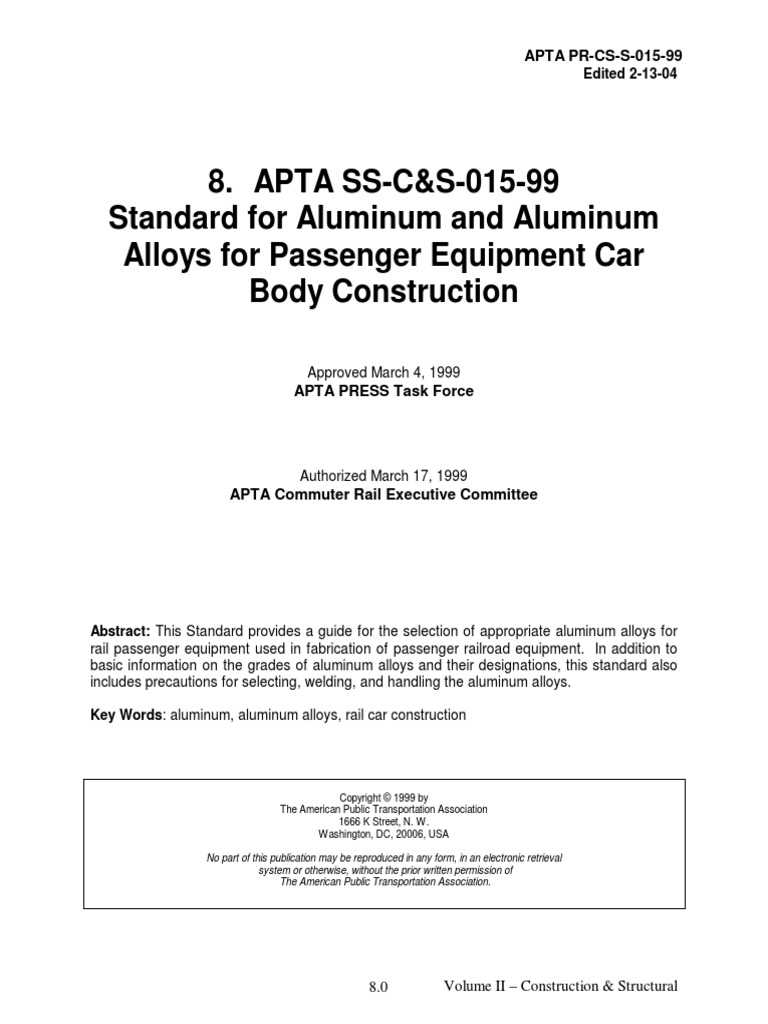 Apta PR CS S 015 99 | PDF
