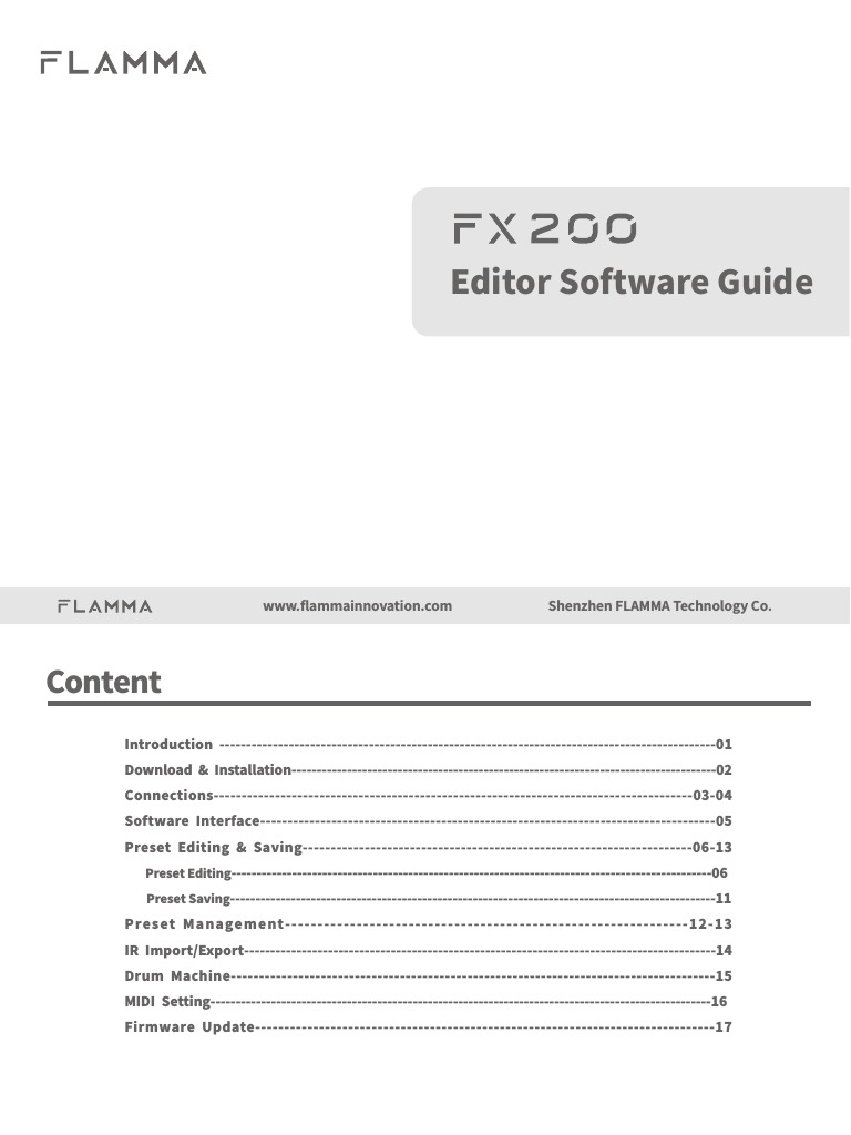 FX200 - Software Guide - EN - V01 - 2022.10.11-G | PDF | Computer Science | Computer Engineering