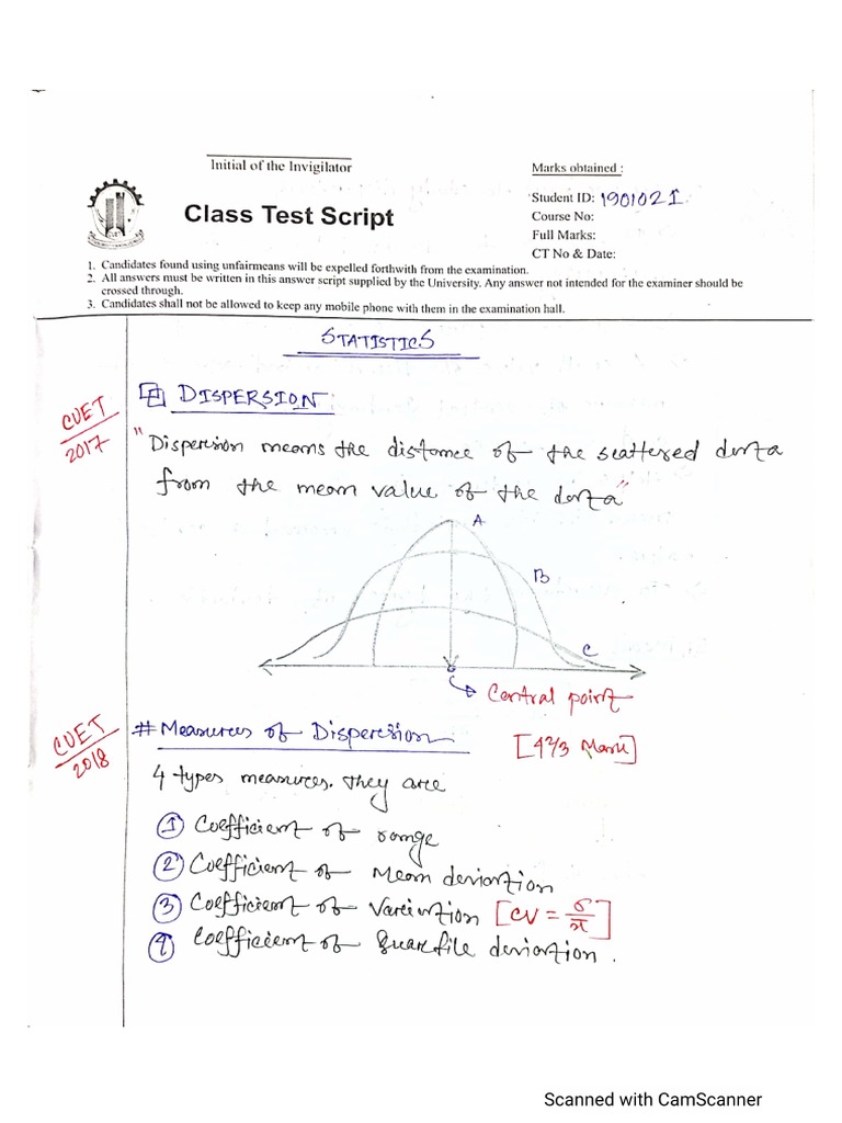Statistics+Curve Fitting | PDF