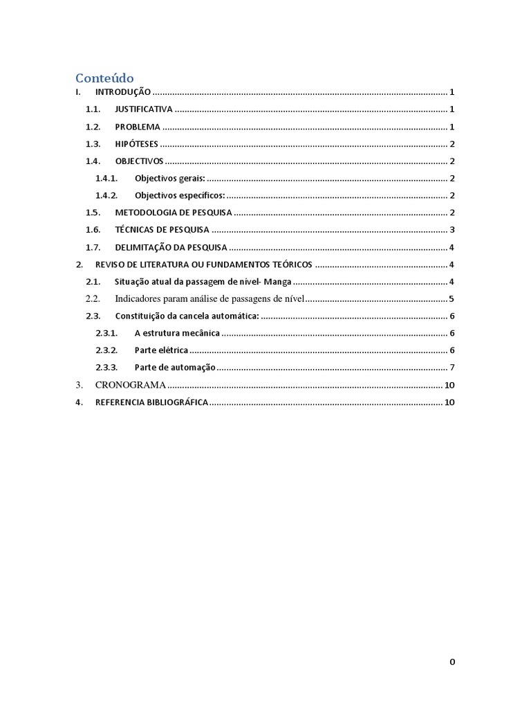 Dimensionamento de Cansela Automatica para Passagem de Nivel - Manga ...