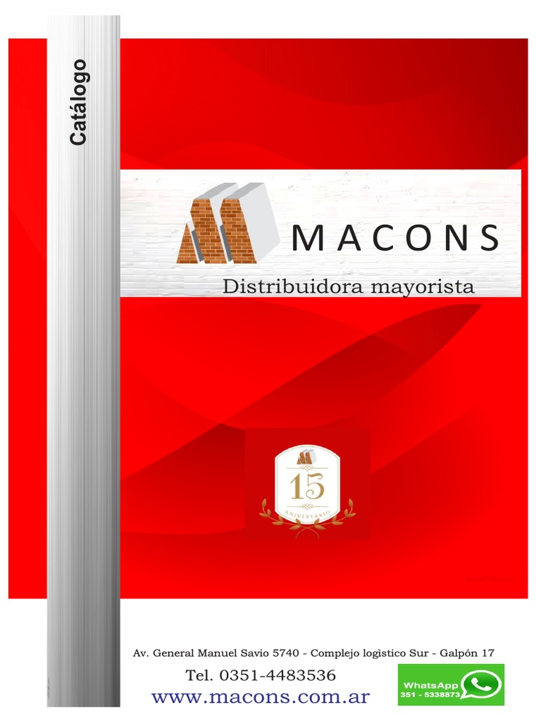 Catalogo Macons 010823 | PDF