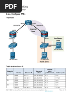 Configure ZPF in Packet Tracer | PDF | Firewall (Computing) | Router (Computing)