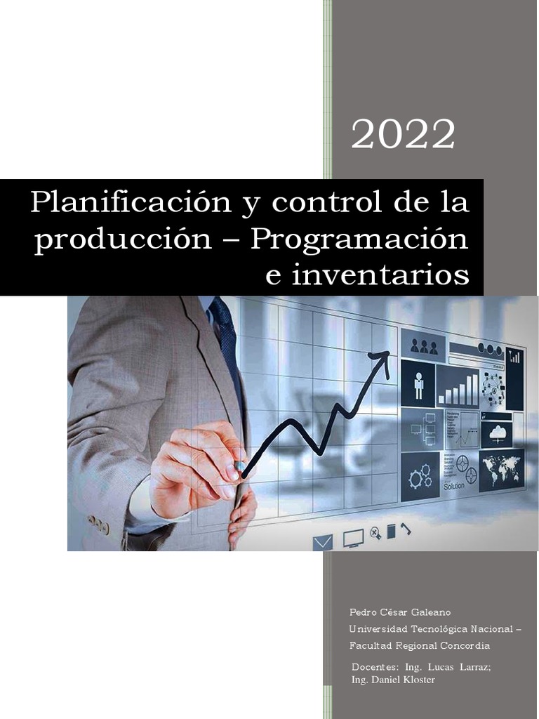 Técnicas de Programación y Manejo de Inventarios | PDF Técnicas de Programación y Manejo de Inventarios | PDF