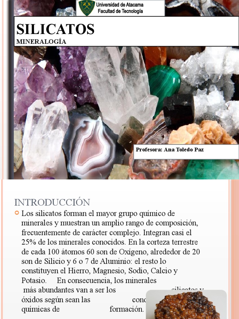 10.-Silicatos - Mineralogia | PDF