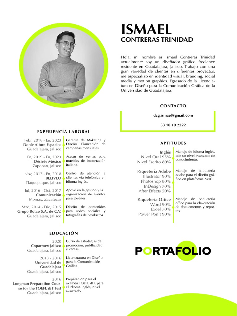 Ismael Contreras Trinidad CV 2023 | PDF | Software de la aplicacion | Empresas de software de ...