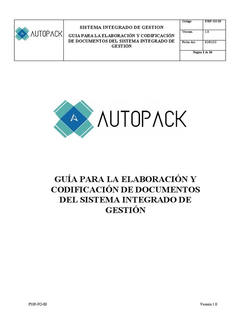 Guía de Codificación de Documentos SIG | PDF | Planificación | Sistema ...