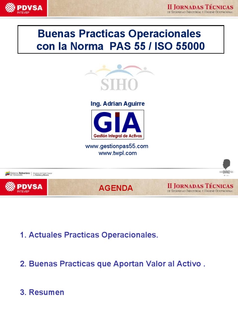 Ponencia SIHO 2013 Buenas Practicas Operacionales PDVSA Intevep Rev AAF ...