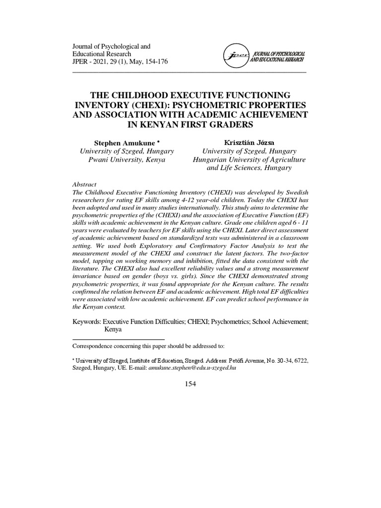 Chexi - Academic - Achievement Kenya | PDF