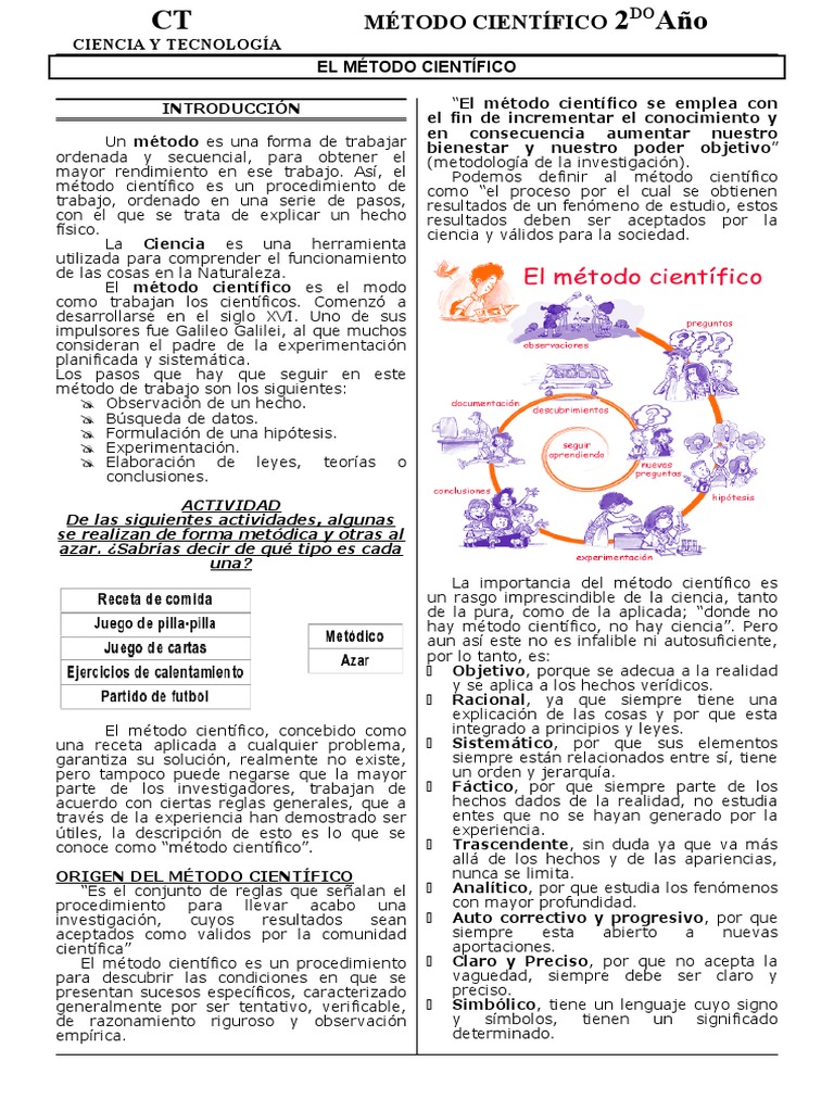 Método Científico: Pasos y Aplicación | PDF