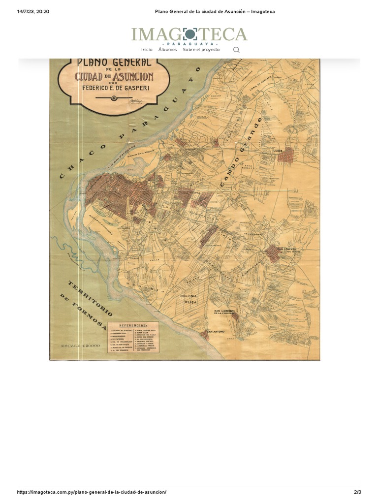 Plano General de la ciudad de Asunción | PDF