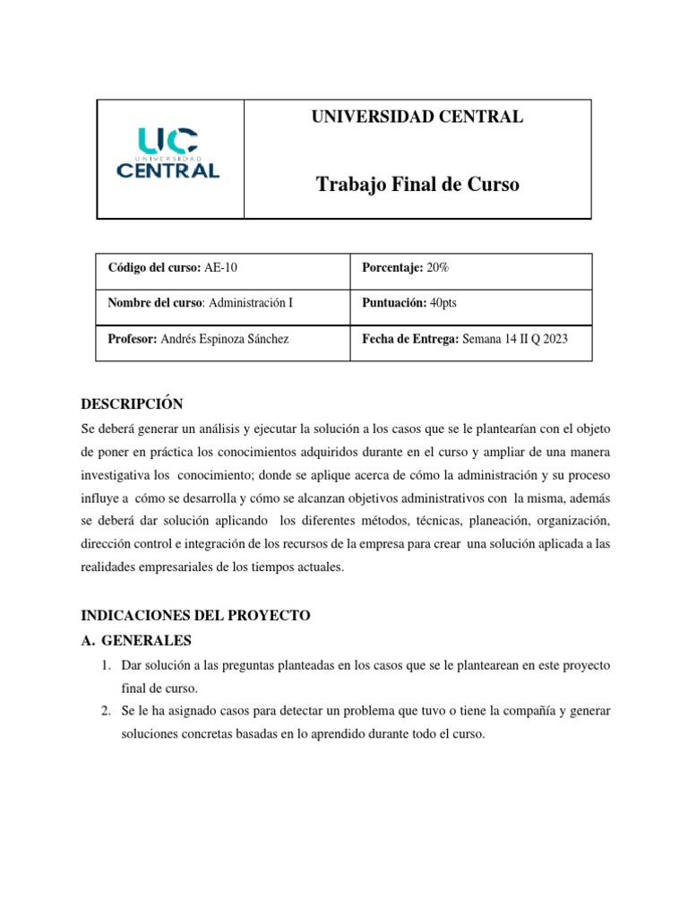 Proyecto Final AE-10 Administración | PDF | Coche eléctrico | Coche