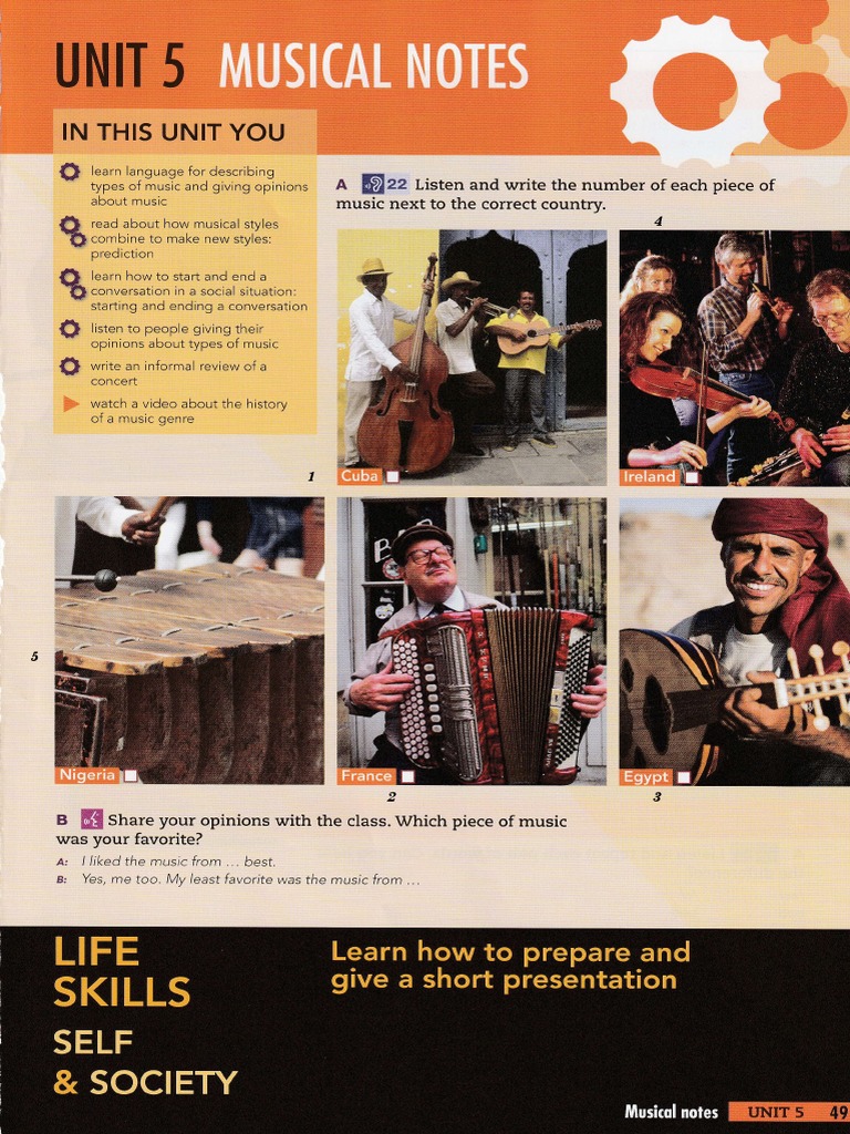 Unit 5 Textbook | PDF | Rock Music | Entertainment