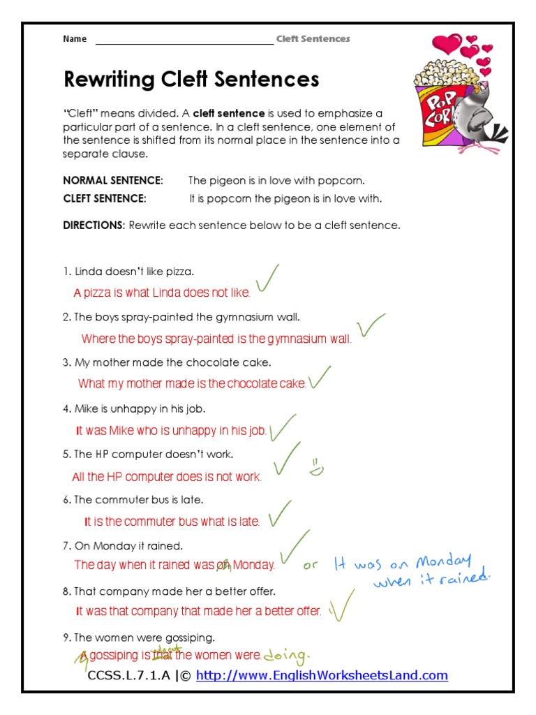 CLEFT1 Rewriting 2 | PDF