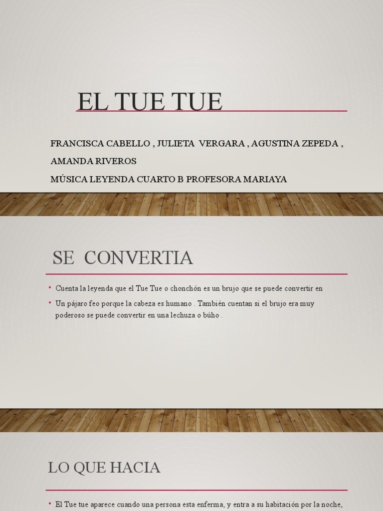 El Tue Tue | PDF