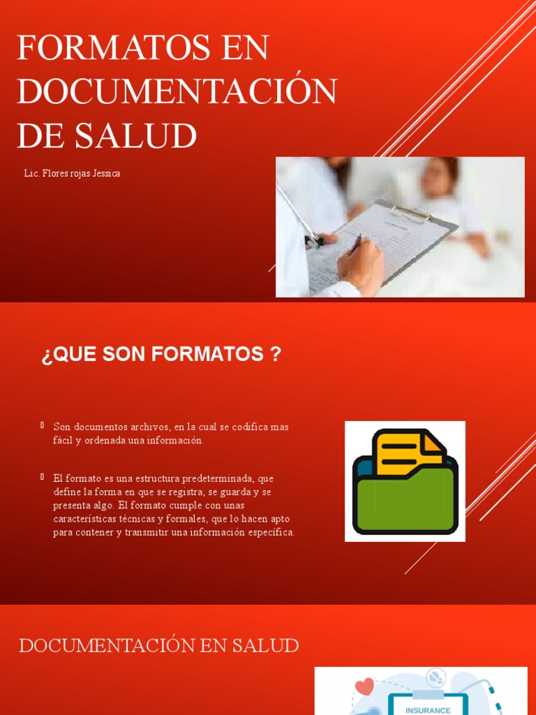 Formatos en Documentación de Salud | Descargar gratis PDF | Historial médico | Hospital