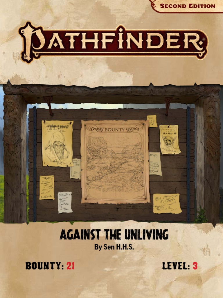 Pathfinder Society PZO PFRPG 2e Bounty #21 Against The Unliving | PDF