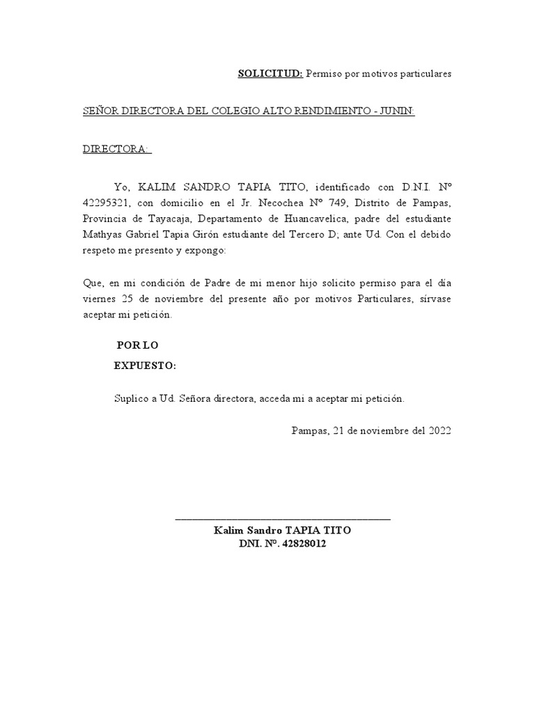 Solicitud de Practicas Pre Profesionales Diana | PDF