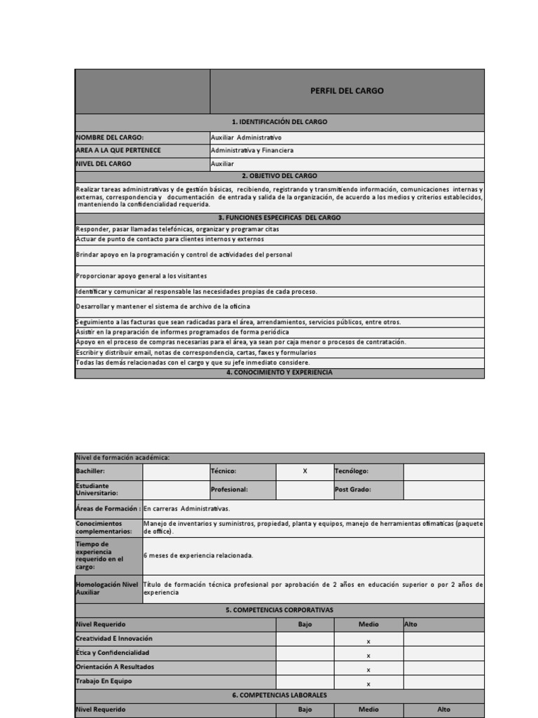 Formato de Manual de Funciones | PDF Formato de Manual de Funciones | PDF