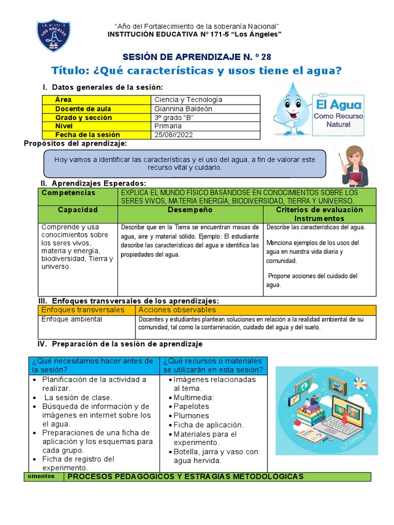 Sesión 28 - Ciencia y Tecnología - 25 de Agosto | PDF