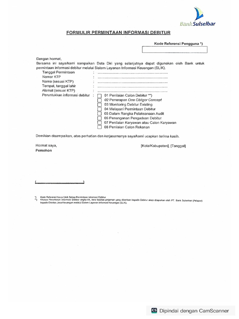 FORM IDEB TERBARU 2023 | PDF
