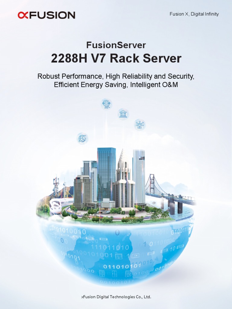 FusionServer 2288H V7 Rack Server Datasheet | PDF