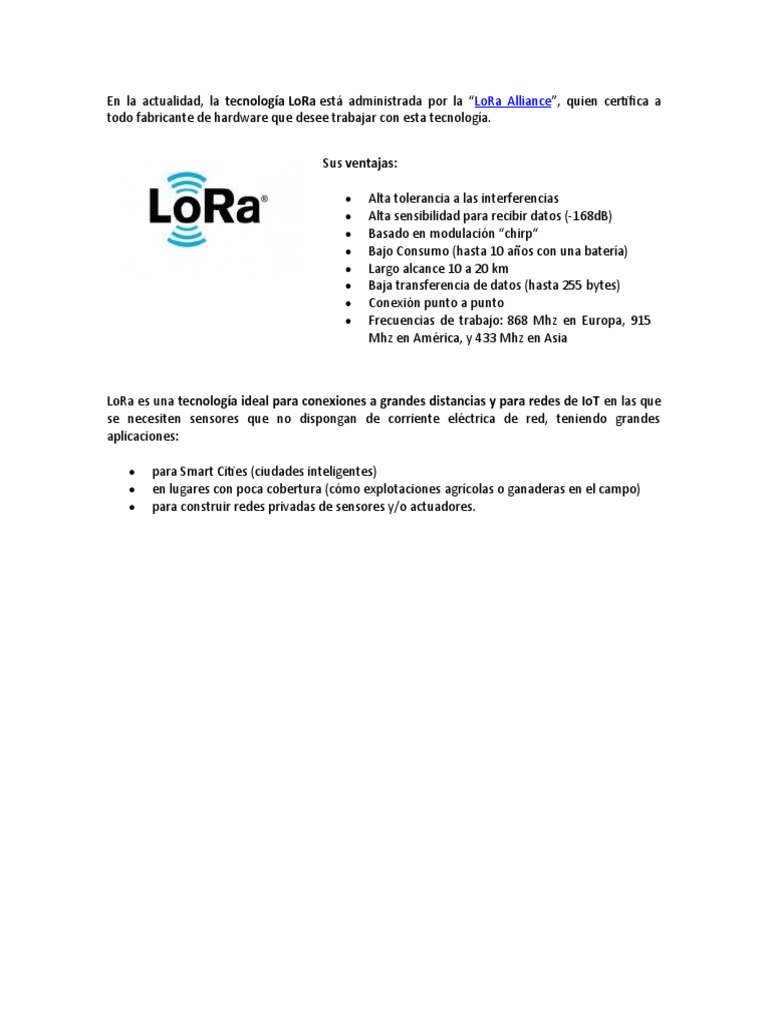 Lora Wan | PDF