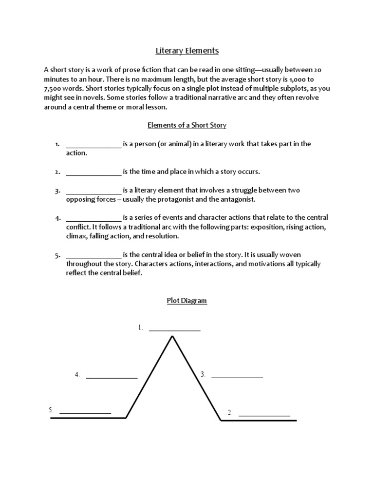 1 Literary Elements | PDF