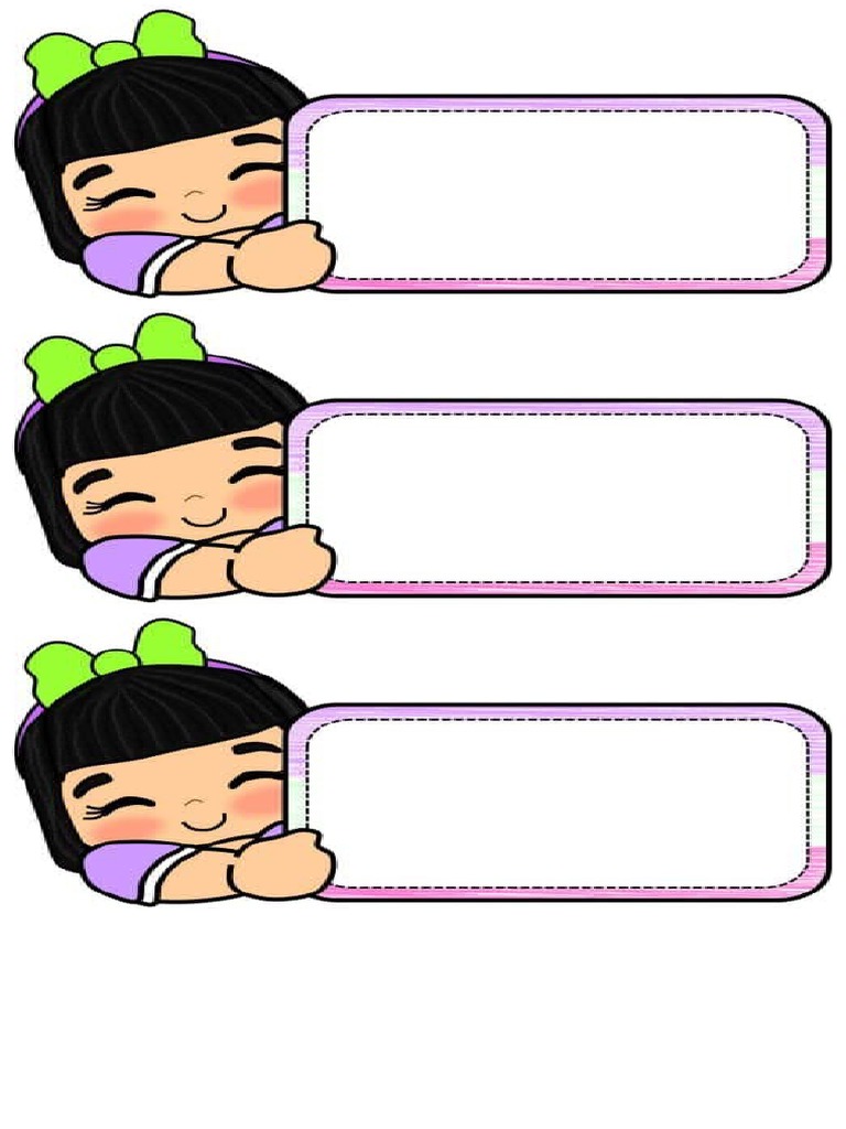 Solapines para Nombres | PDF